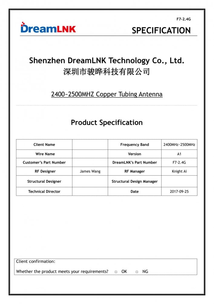 F7-2.4G specification page 1