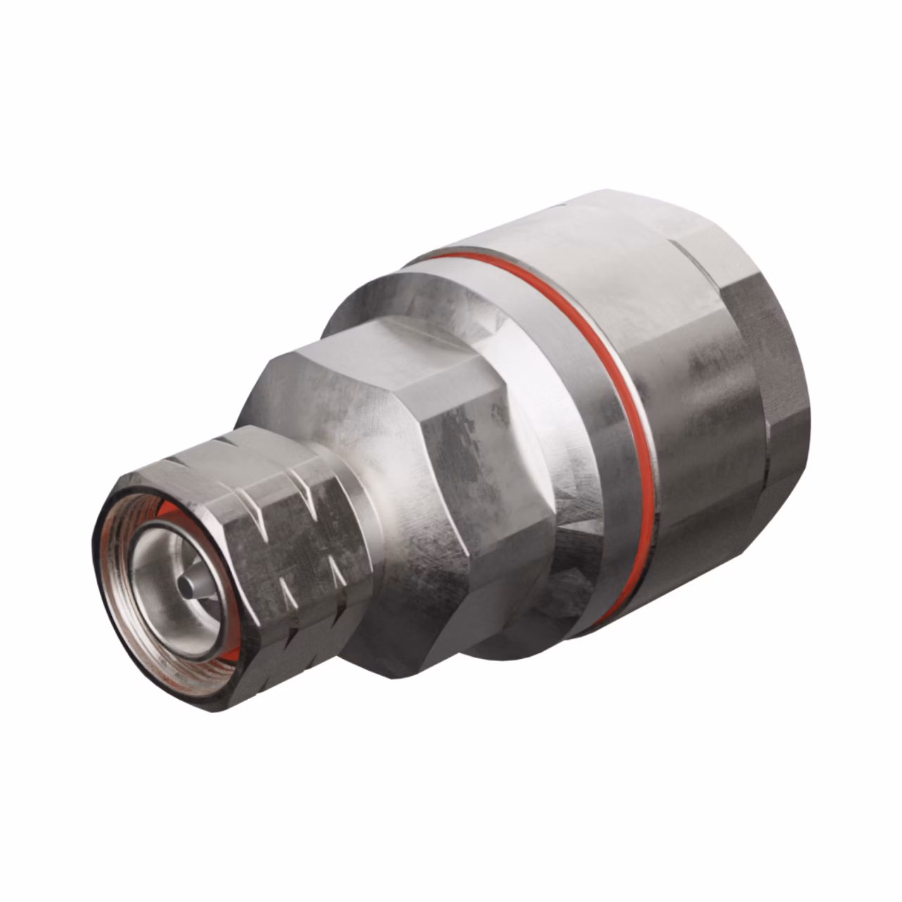 DIN 7/16 Plug, Straight, Clamp, 1-5/8