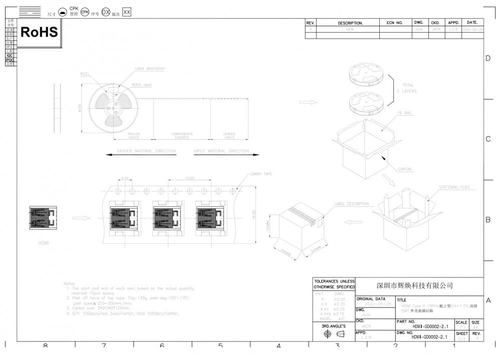 HDMI-GD0002-2.1 technical drawing page 2