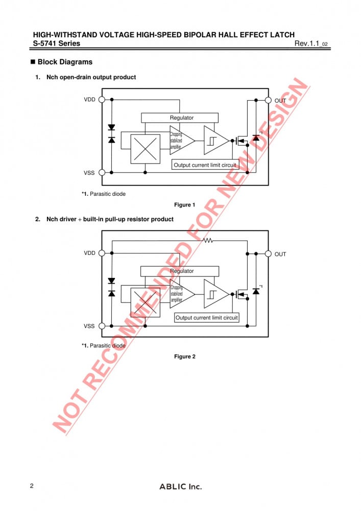 ABLIC S-5741 datasheet page 2