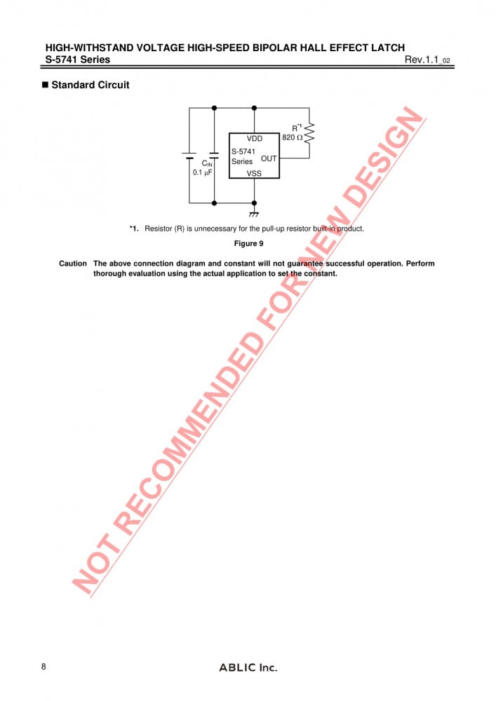 ABLIC S-5741 datasheet page 8