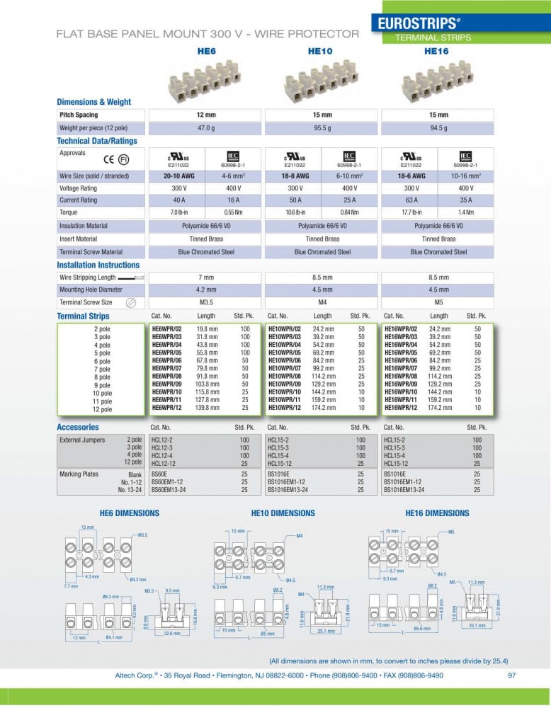 Altech technical document page 3