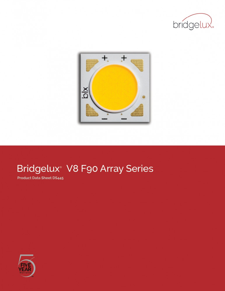 Bridgelux V8 Fgo datasheet page 1