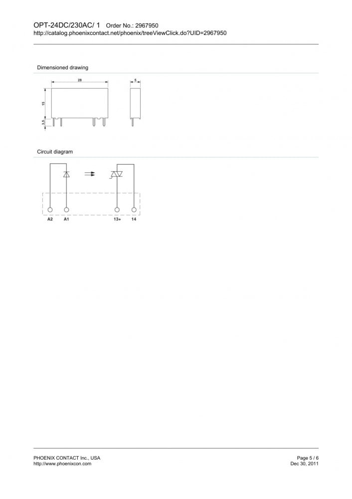 Phoenix Contact 2967950 documentation page 5