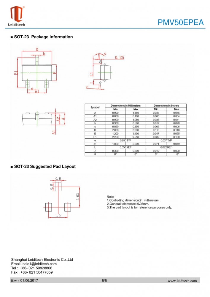 PMV50EPEA datasheet page 5