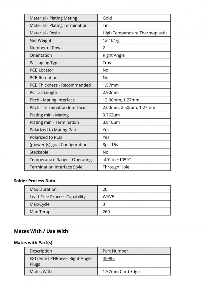 MOLEX 459848223 technical document image, page 3