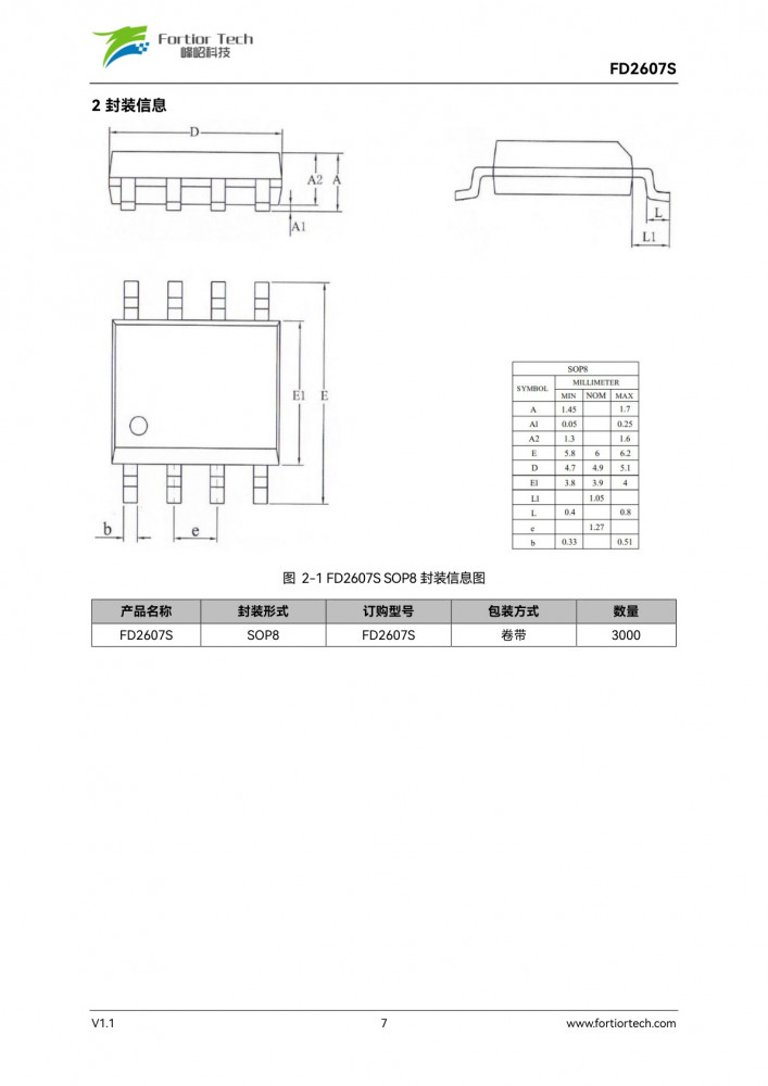 FD2607S datasheet page 7