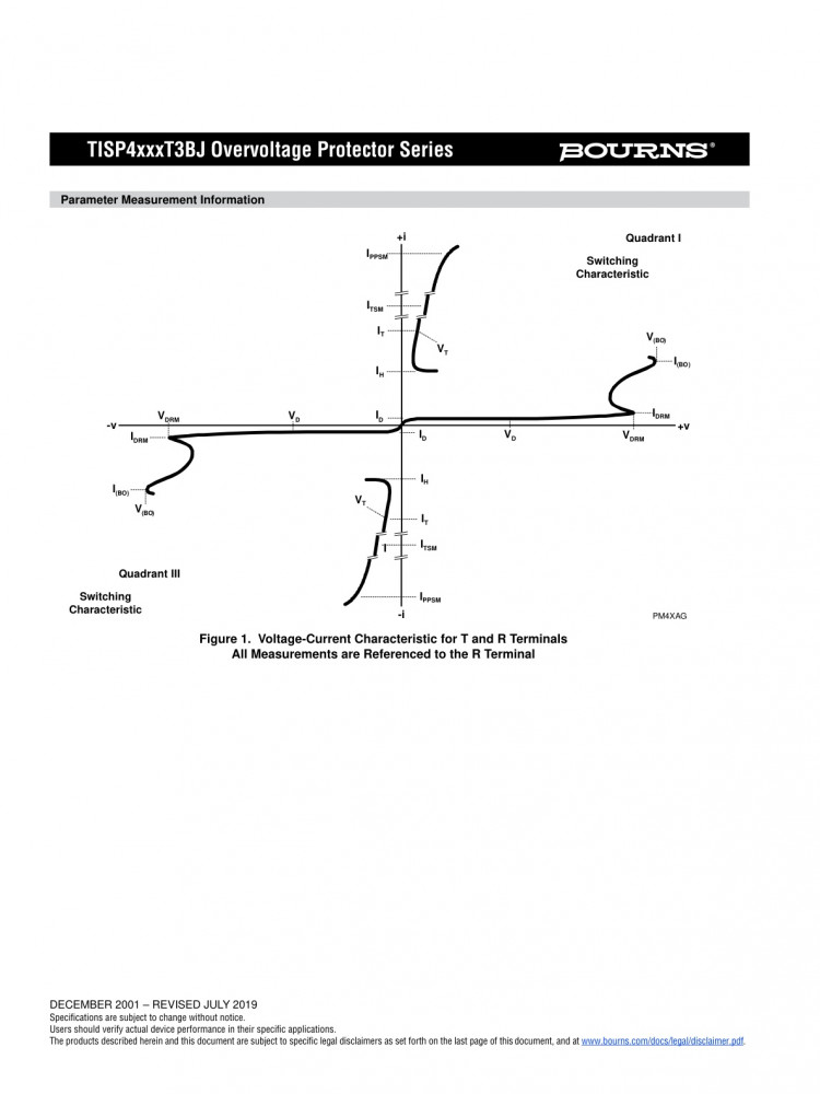 TISP4350T3BJR-S datasheet page 4