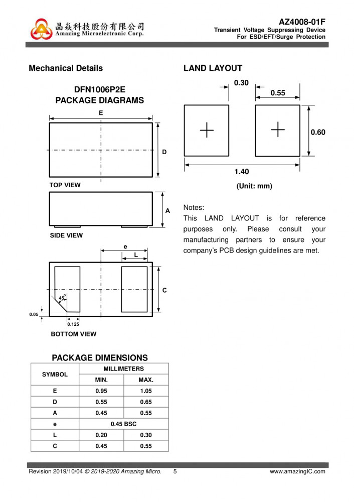 AZ4008-01F datasheet page 5
