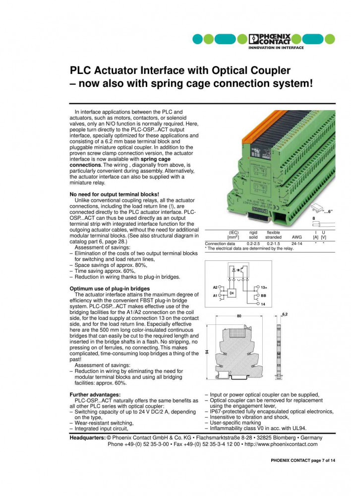 Phoenix Contact 2966485 technical document page 7