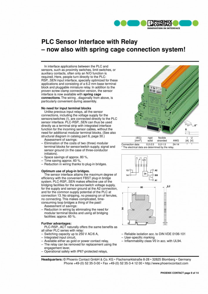 Phoenix Contact 2966485 technical document page 9