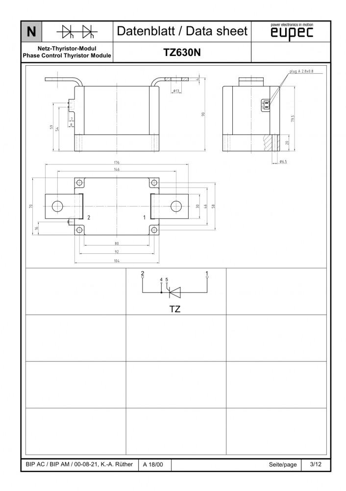 TZ630N datasheet page 3