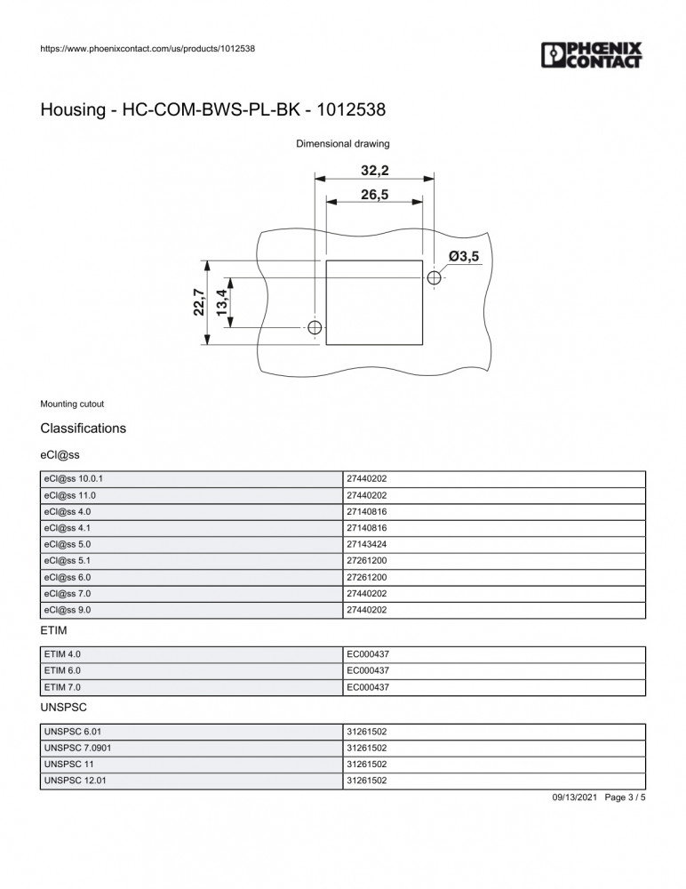 Phoenix Contact 1012538 technical document page 3