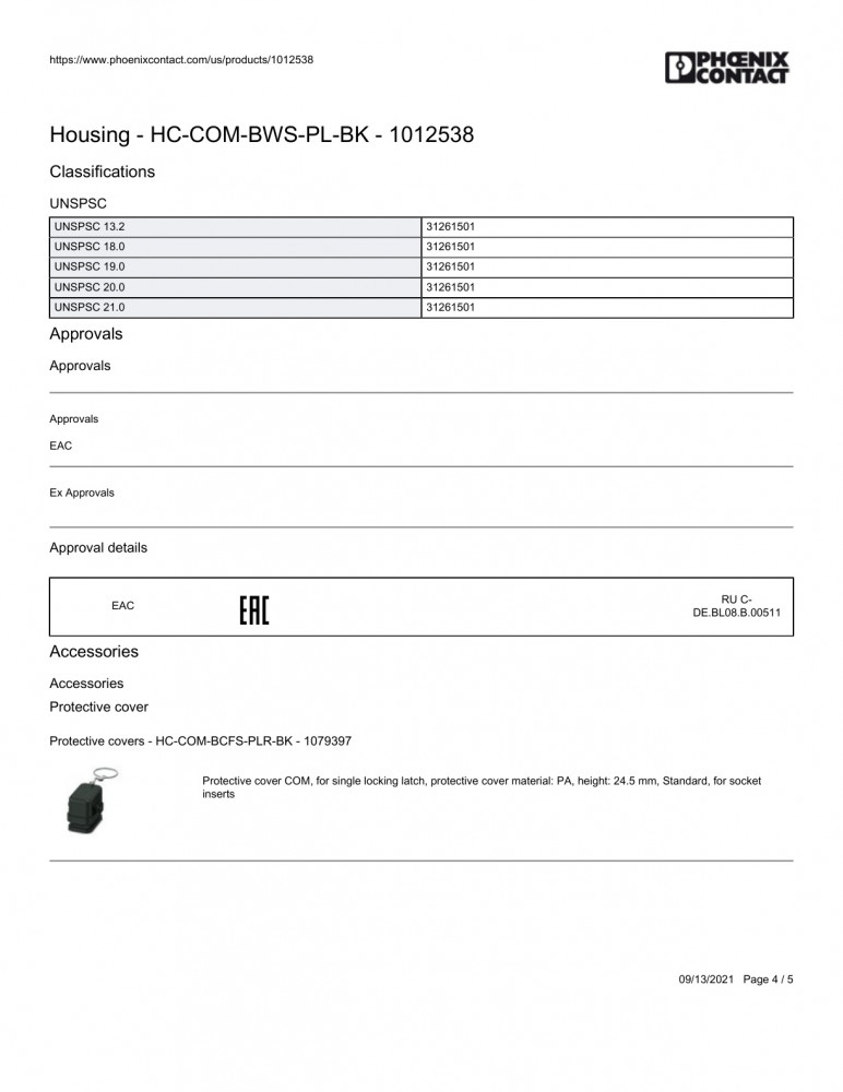 Phoenix Contact 1012538 technical document page 4