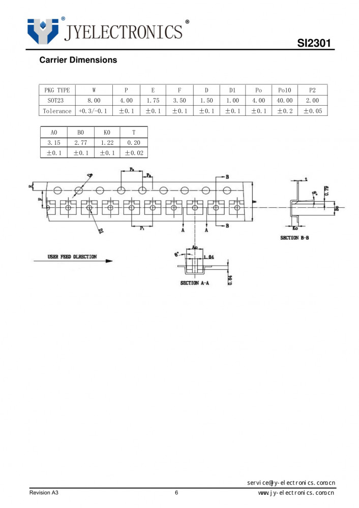 SI2301 datasheet page 6