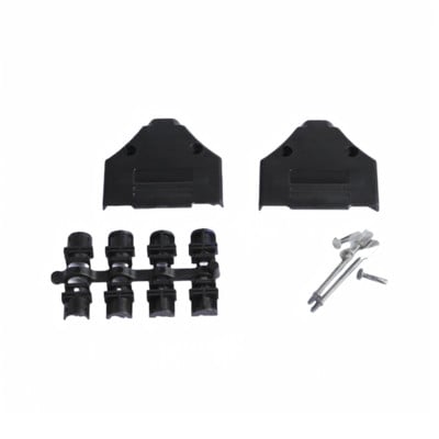 MH CONNECTORS MHDTPK37-K D-Sub Connector Backshell Hood
