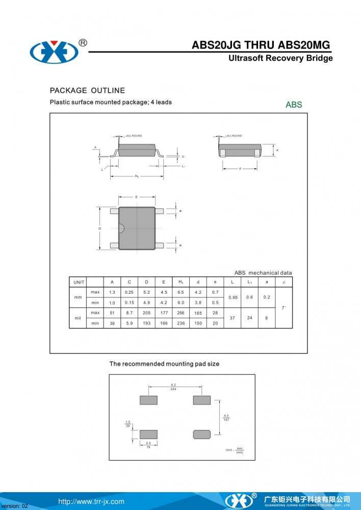 ABS20JG datasheet page 3