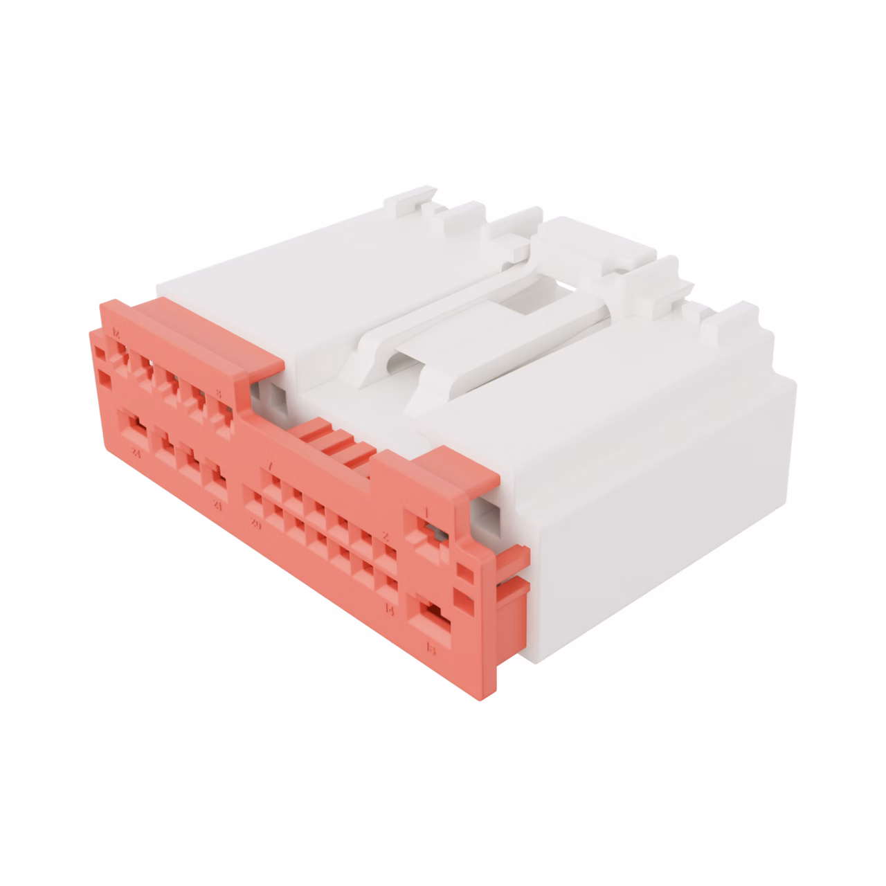 2.54mm, 3.50mm Pitch, H-DAC 64 Hybrid Female Harness Assembly, 24 Circuits, Polarization Option C without Bridge, Natural for sale