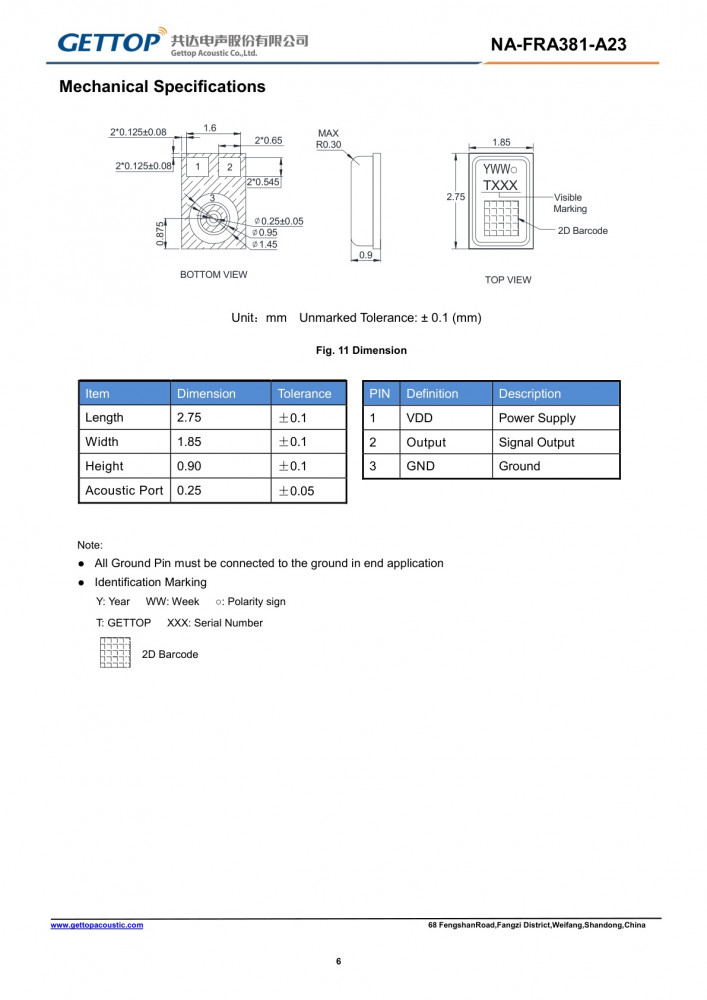 NA-FRA381-A23 datasheet page 6
