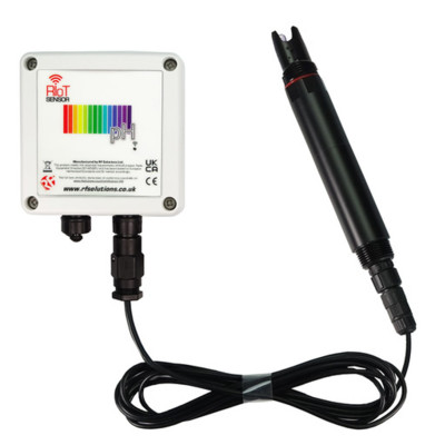 WALL MOUNT, RF/LORA, pH/TEMPERATURE PROBE RF SENSOR, UP TO 5KM RANGE, 868MHz, IP67 ENCLOSURE for sale