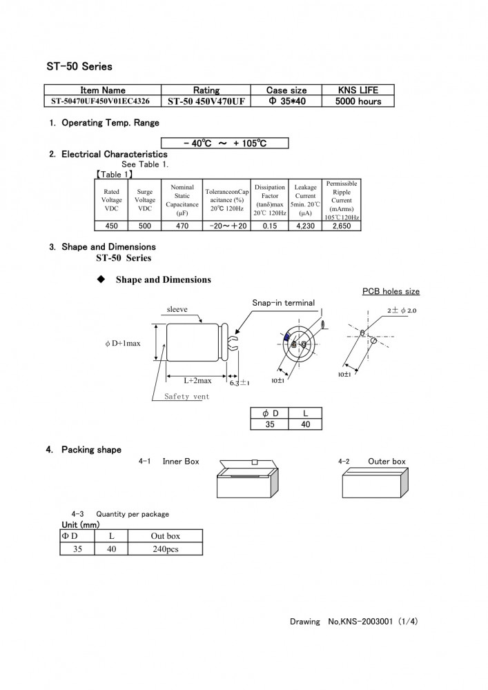 KNSCHA ST-50 approval specification page 2