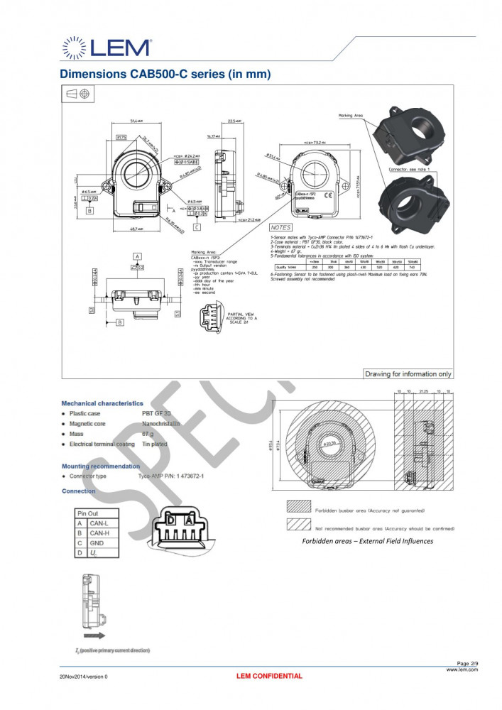 CAB500-C/SP5 datasheet page 2