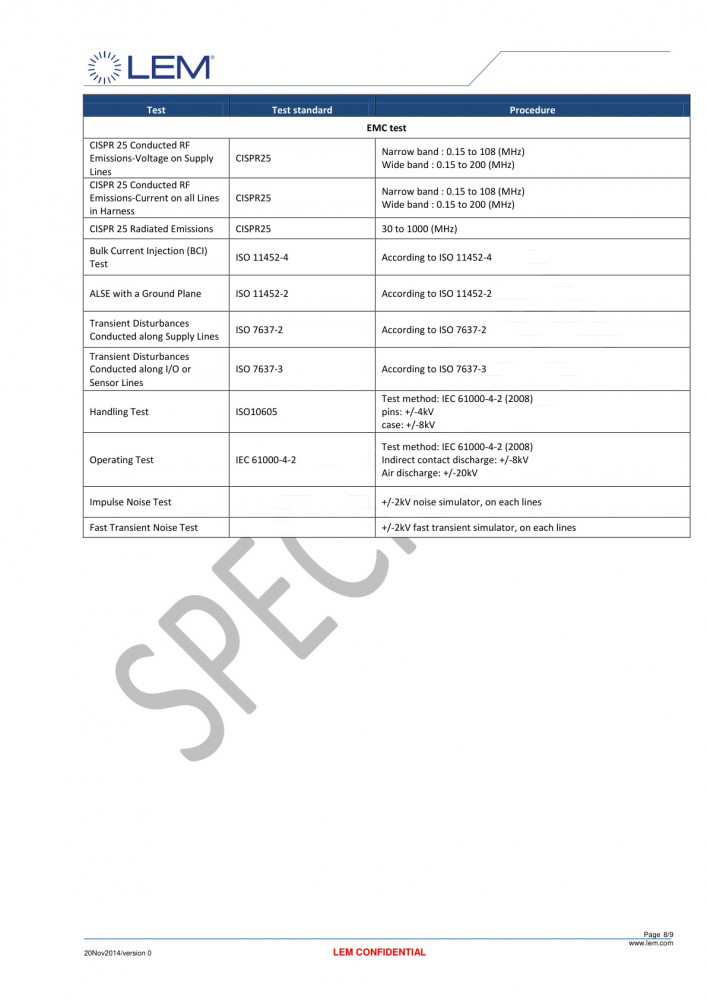 CAB500-C/SP5 datasheet page 8