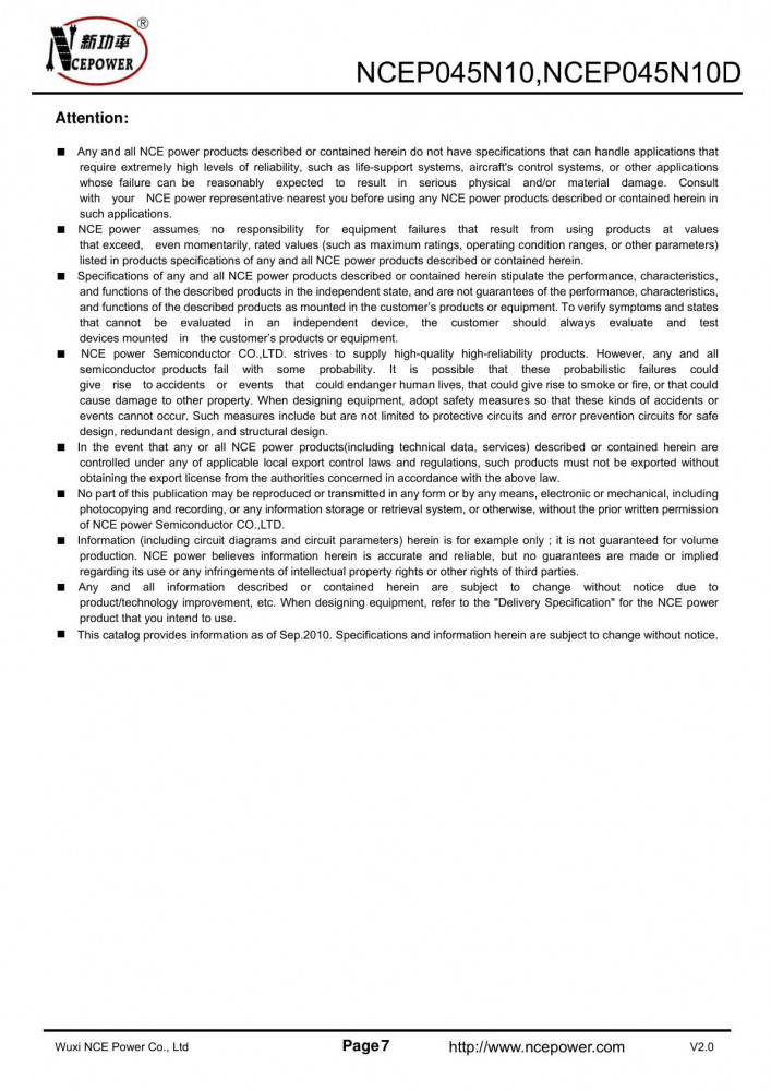 NCEP045N10D datasheet page 7
