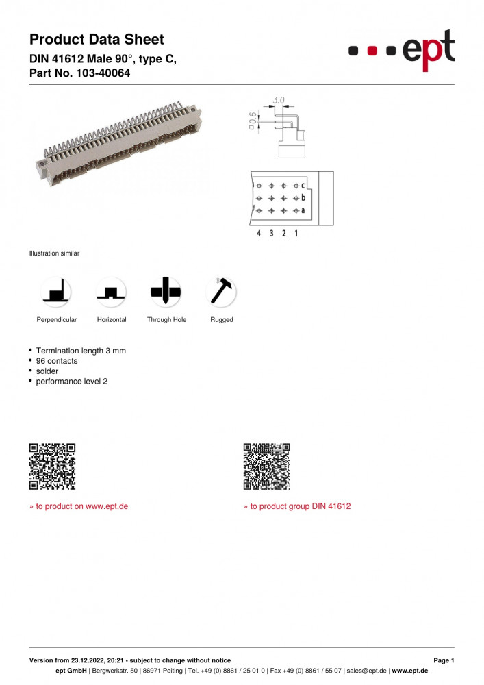 103-40064 technical document page 1