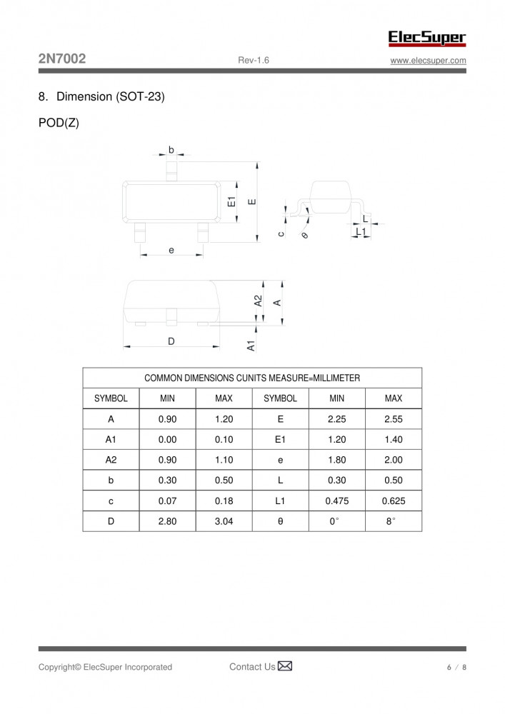 2N7002 datasheet page 6