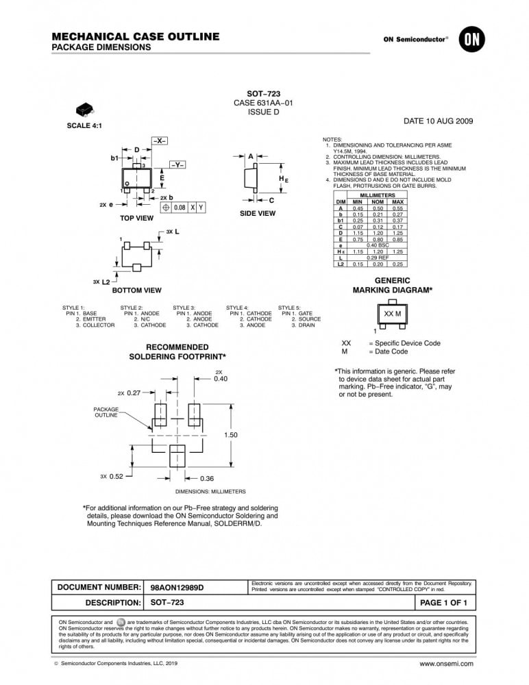 UESD5.0DT5G datasheet page 4