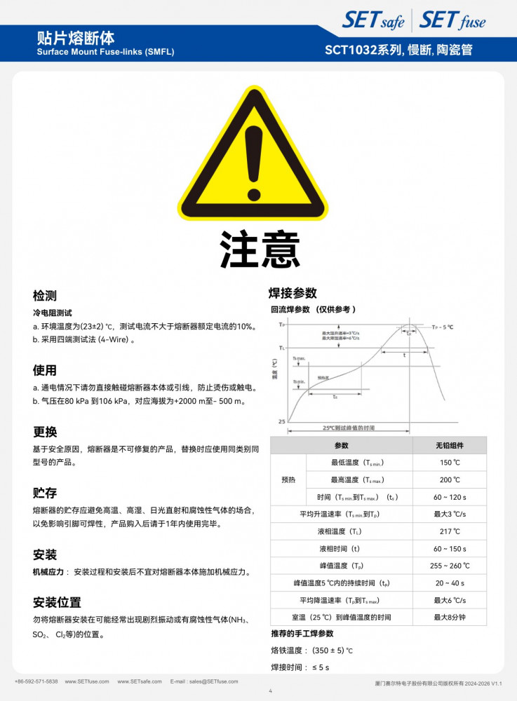 SCT1032T2A250V datasheet page 4