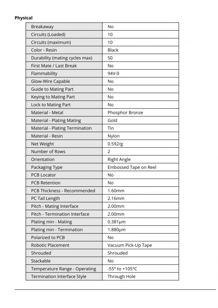 MOLEX 878331026 technical document preview, page 3