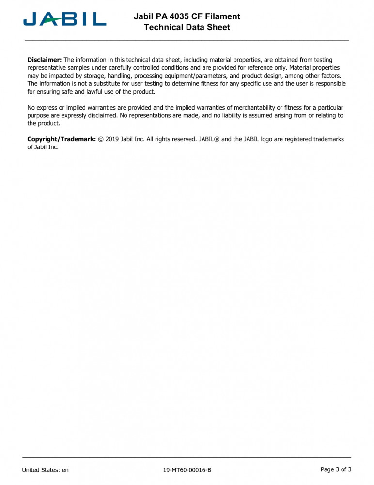 PA 4035 CF technical document page 3