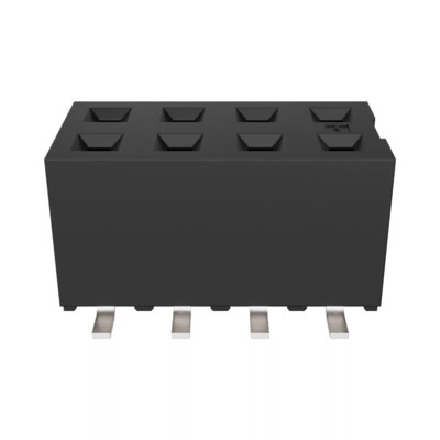 Milli-Grid Receptacle, Surface Mount, Vertical, Top Entry, without Plastic Pegs, without Cap, Tape and Reel, 2.50µm Tin (Sn) Plating, 8 Circuits, Alternate Soldertail Height, Lead-Free for sale