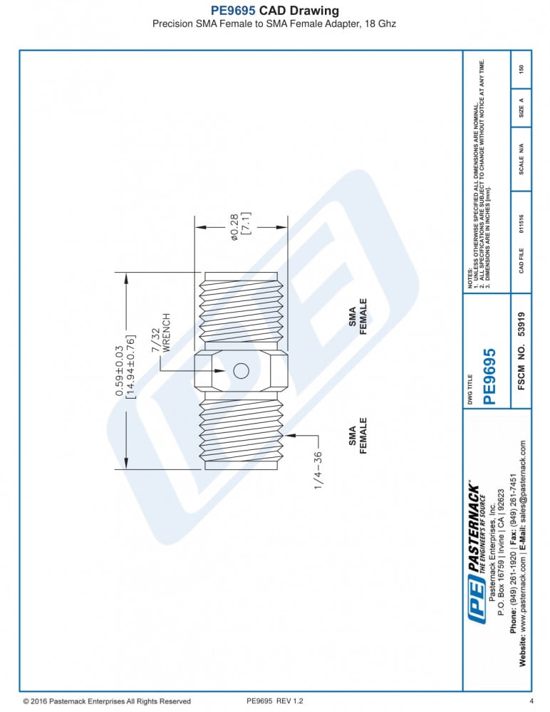 PE9695 technical document page 4