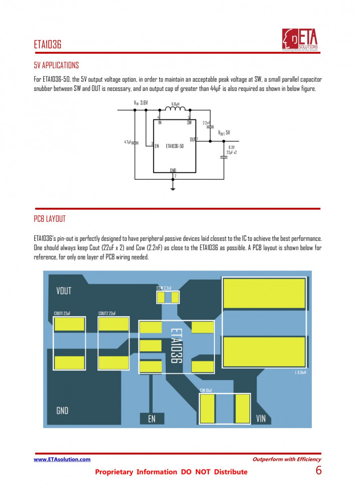 ETA1036 datasheet page 6