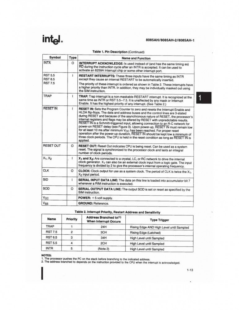 P8085AH-1 technical document page 4