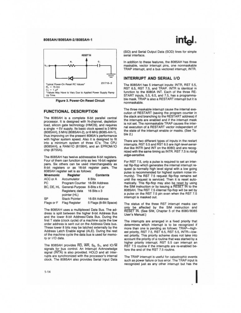 P8085AH-1 technical document page 5
