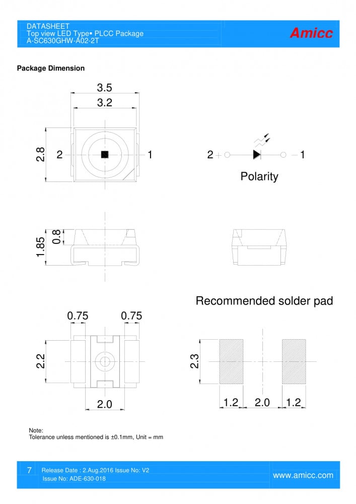 A-SC630GHW-A02-2T packing label page