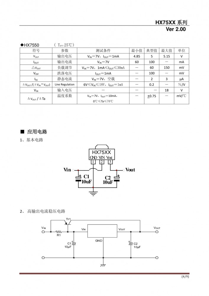 HX75XX datasheet page 4