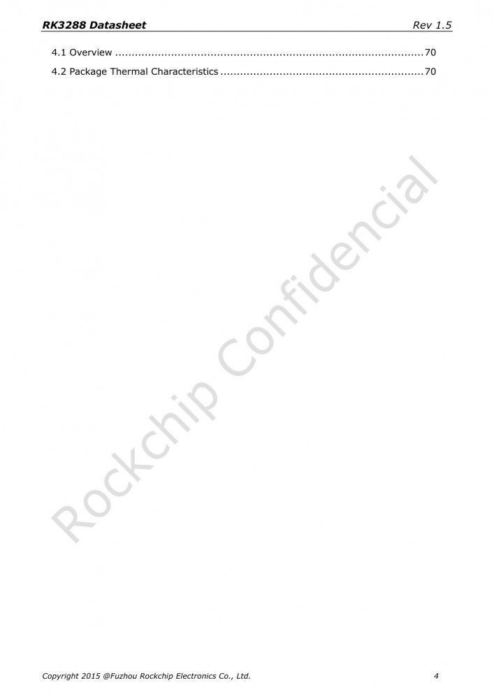 RK3288 datasheet page 4