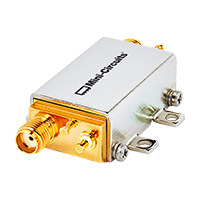 Connectorized SMA, High Power Amplifier, 6000 MHz to 18 GHz, 50Ω