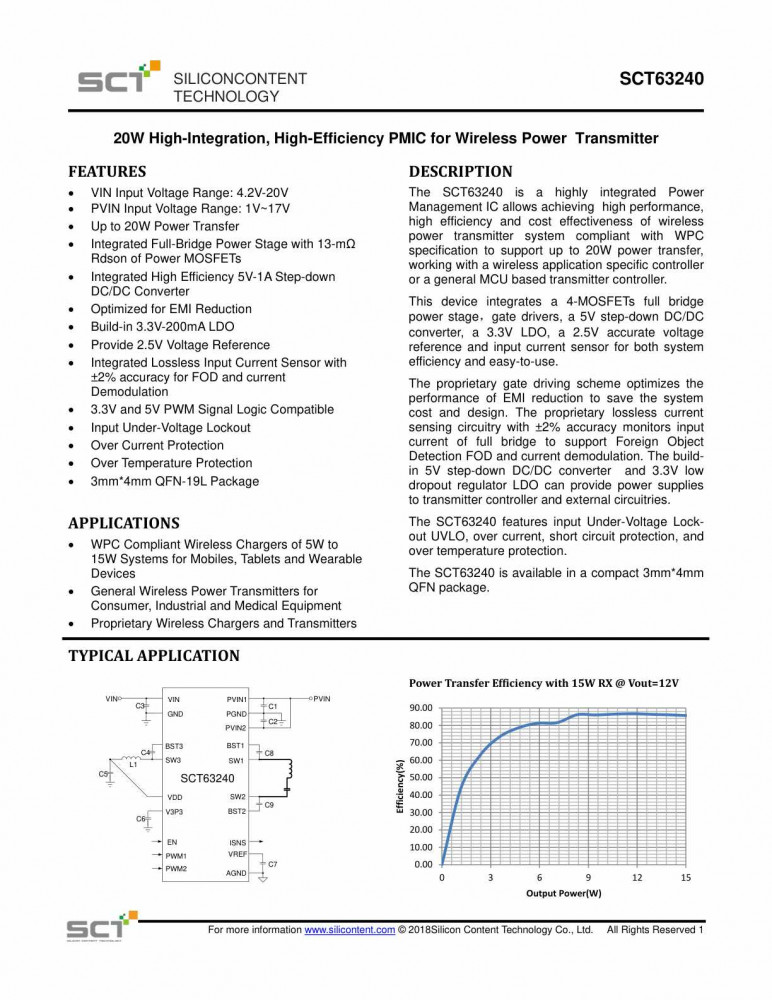 SCT63240FIAR datasheet page 1