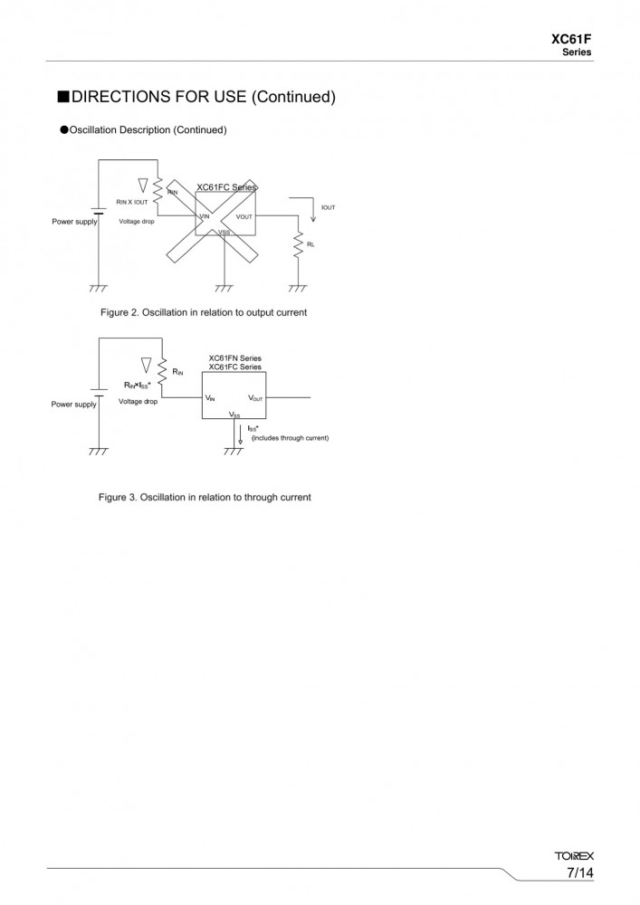 XC61F datasheet page 7