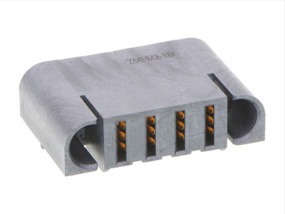 Mini-Fit BMI Header, Dual Row, Right-Angle, 14 Circuits, for 6.35mm PCB Thickness, Gold (Au) Plating, with Retention Clip