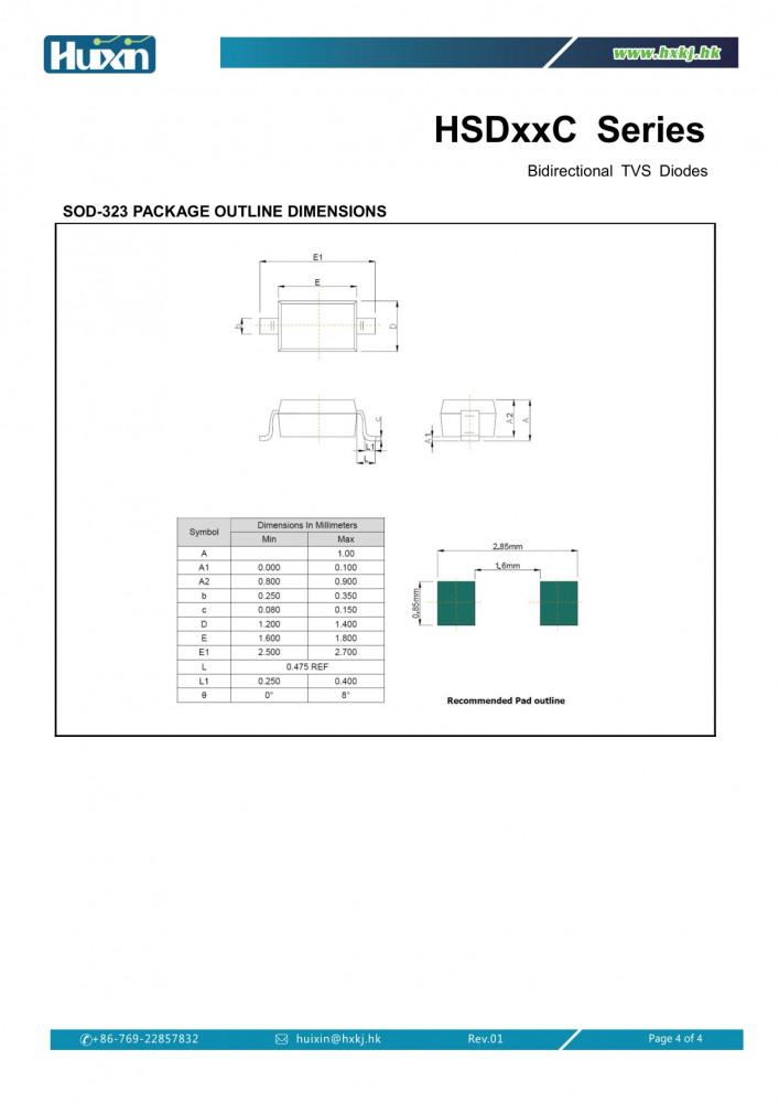 HSD15C datasheet page 4