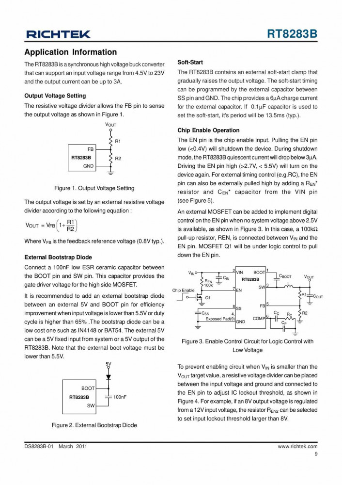 RT8283B datasheet page 9