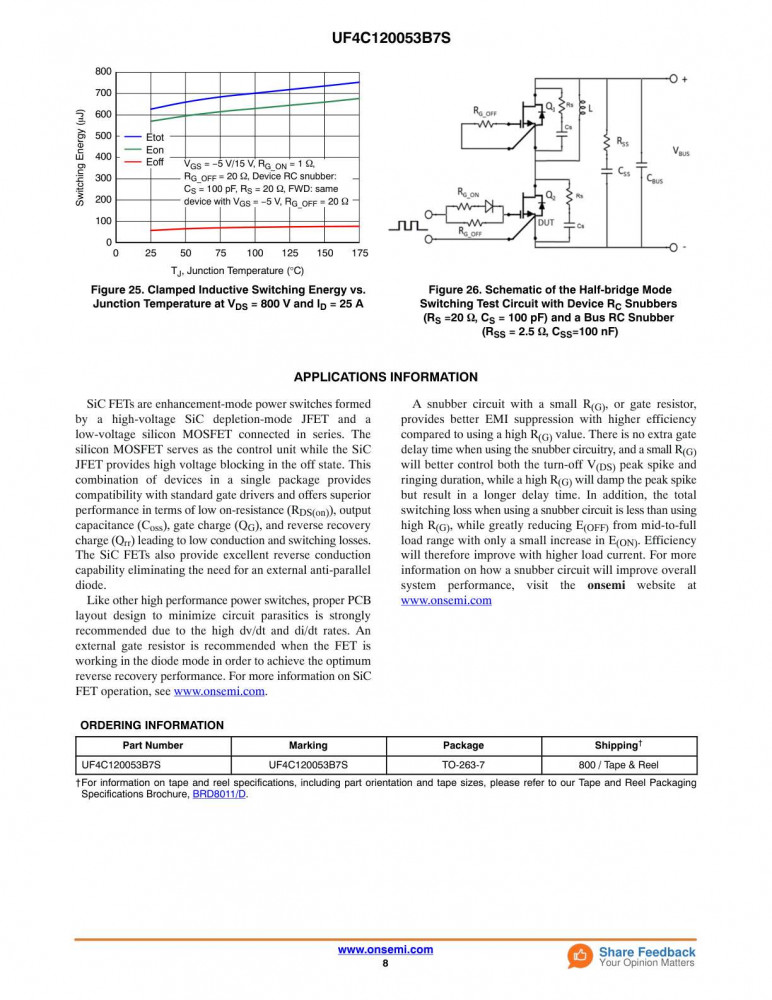 UF4C120053B7S datasheet page 8