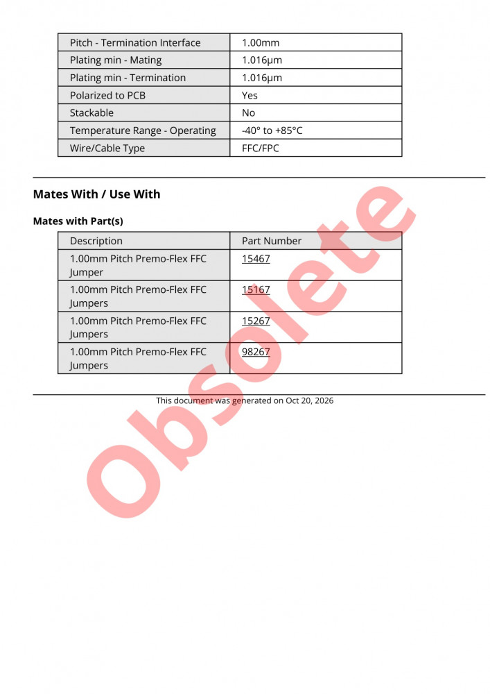 MOLEX 2005290070 technical document page 3
